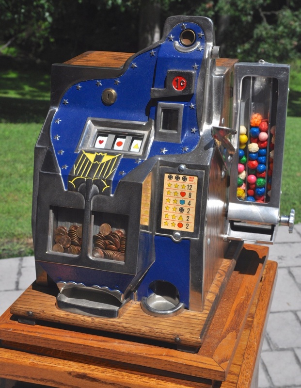 Product Details For The 1935 Mills Novelty Company Penny Thunderbird QT ...